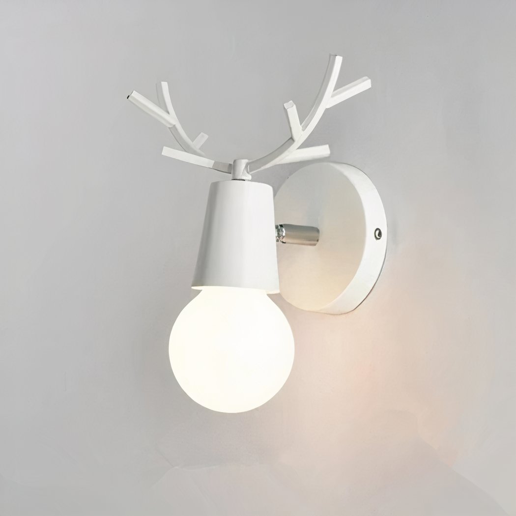 Applique in metallo a forma di testa di cervo • Illuminazione Italia