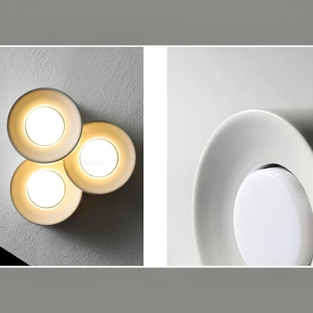 Lampadario moderno a LED con design minimalista a cilindro e faretto a ...